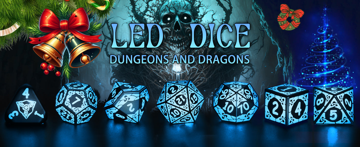 D&D Dice Sets for Dungeons and Dragons Role Playing Dice-DICEDNDSET