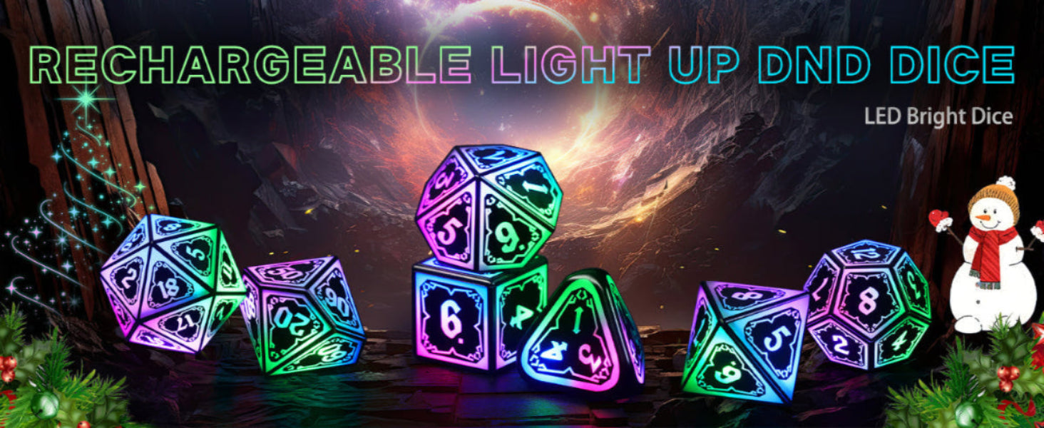 D&D Dice Sets for Dungeons and Dragons Role Playing Dice-DICEDNDSET